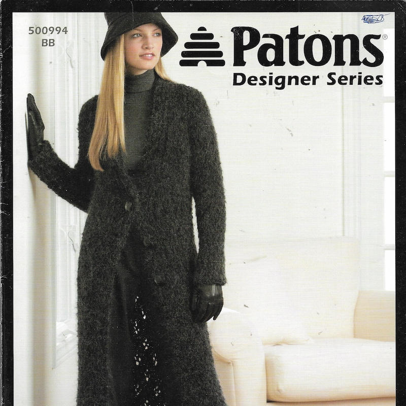 Patons Knit Pattern - Etsy
