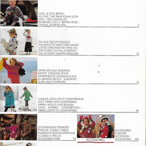NORDIC KNITS PINGOUIN Knitting Pattern Book, Children Toddler Sweater ...