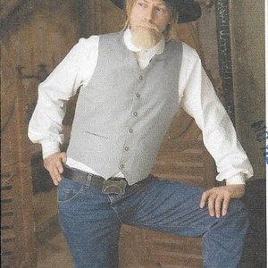 WEALTHY RANCHER COWBOY Wild West Costume Making Sewing - Etsy