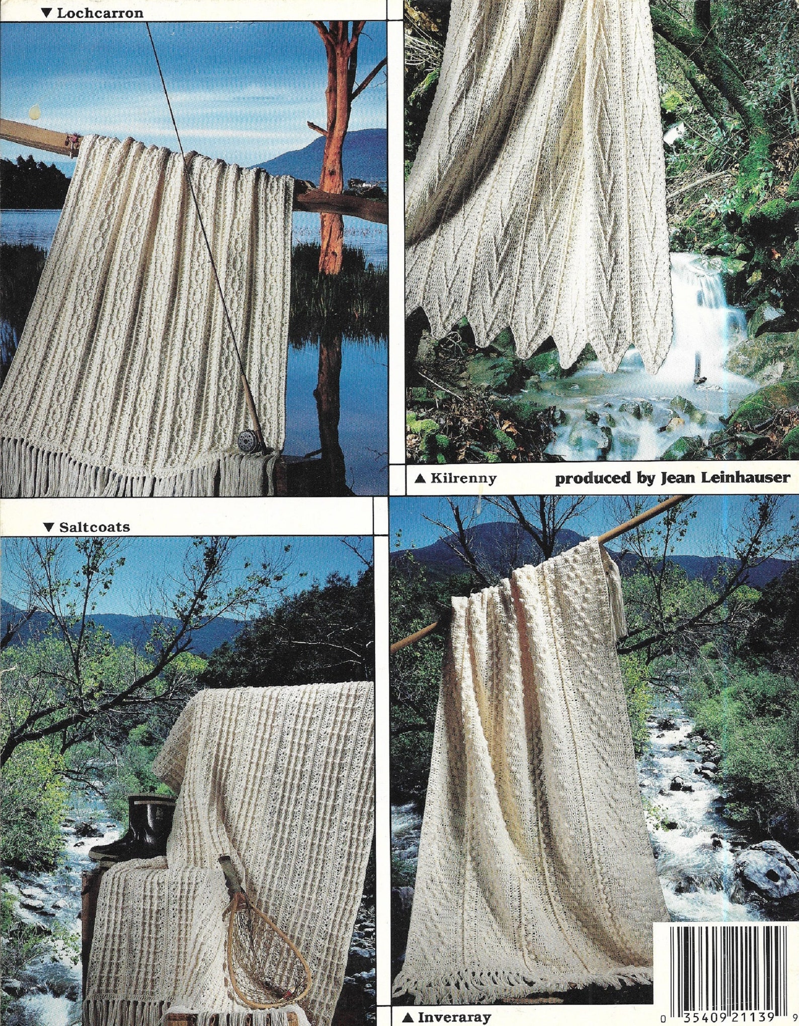 FISHERMAN AFGHAN CROCHET Patterns Mile-A-Minute Afghans 6 | Etsy