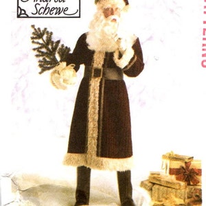 Santa Claus and Mrs Claus, Elf, Father Christmas Costume Sewing Pattern ...