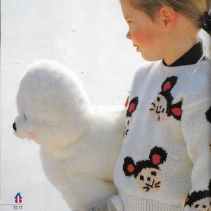 NORDIC KNITS PINGOUIN Knitting Pattern Book, Children Toddler Sweater ...
