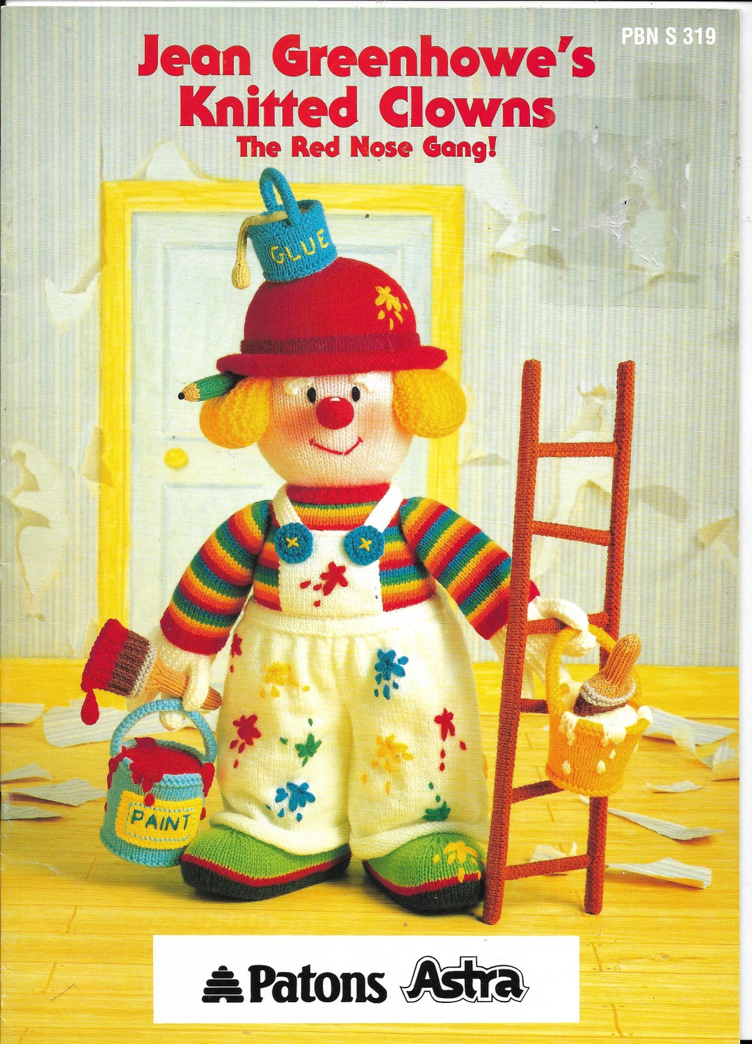 Jean Greenhowe KNITTED CLOWNS Patterns, the Red Nose Gang - Painter ...