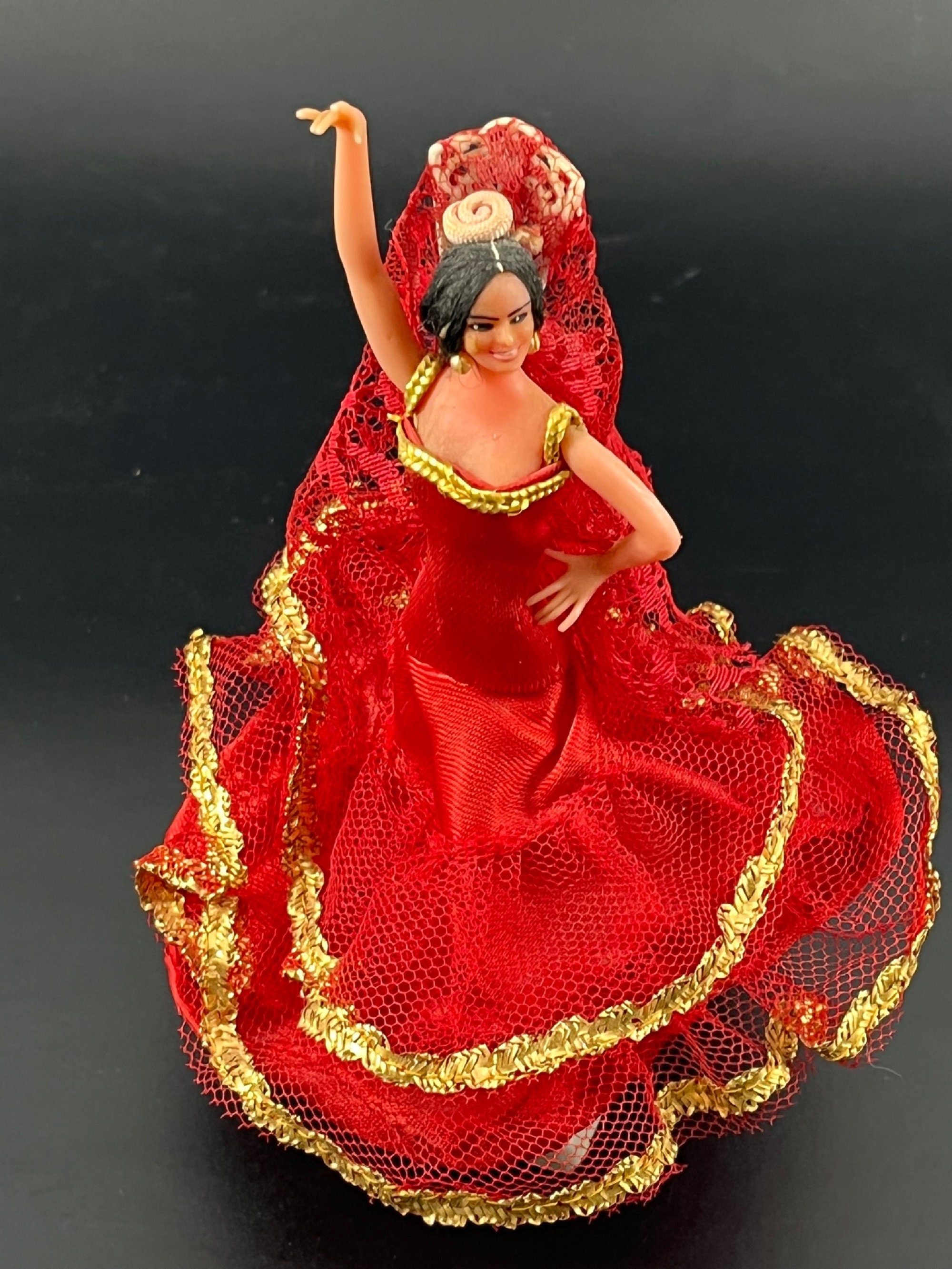 1970\u2019s Marin Chiclana Plastic Flamenco Dancer Doll Art ...