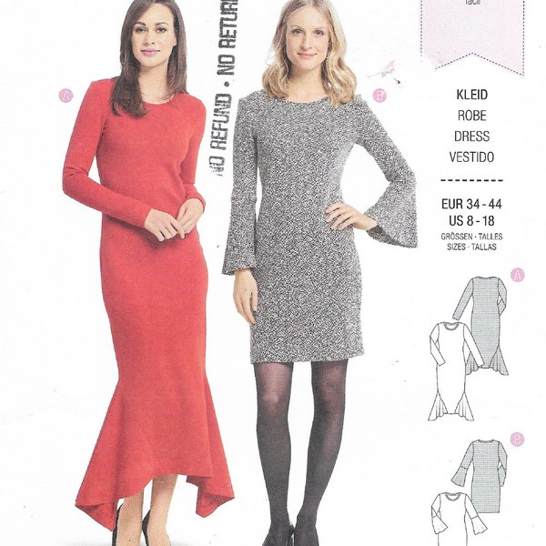 Godet Dress Pattern - Etsy UK