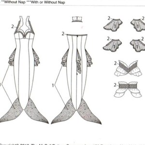Yaya Han's COSPLAY MERMAID COSTUME Sewing Pattern for Misses Women ...