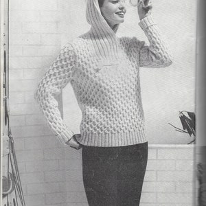 VINTAGE SKI, Skating Sweater Knitting Pattern Book, Winter Sport ...