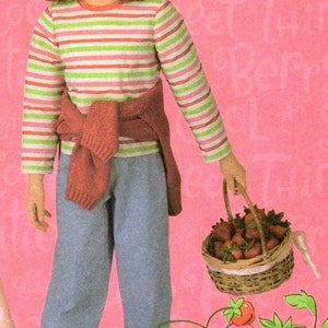 STRAWBERRY SHORTCAKE Childrens Costume Sewing Pattern, Size 3 4 5 6 7 8 ...
