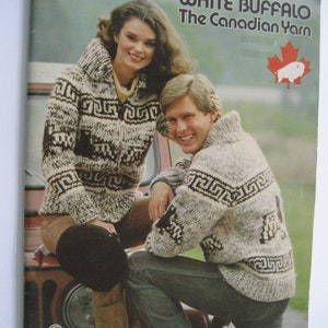 White Buffalo Knitting Pattern Fair Isle Knits BOMBER - Etsy
