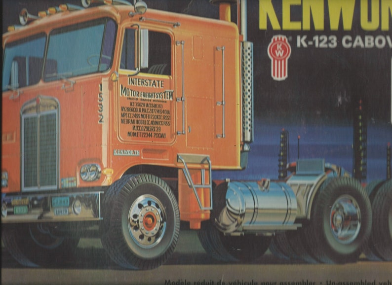 Kenworth Cabover Decals Kenworth Stickers for KENWORTH K-123 | Etsy