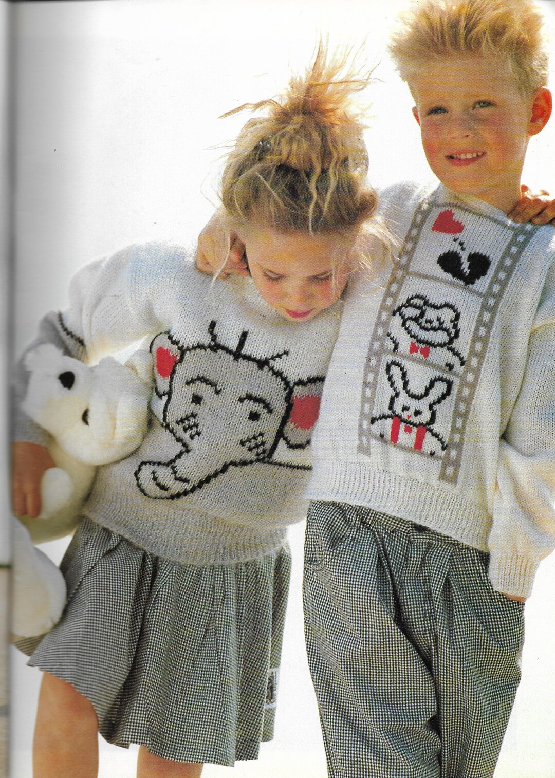 NORDIC KNITS PINGOUIN Knitting Pattern Book, Children Toddler Sweater ...