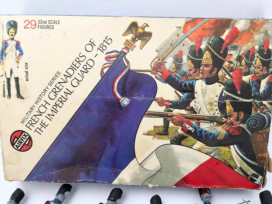 1973 AIRFIX French Grendiers of the Imperial Guard 1815 Set, 33 Figures ...