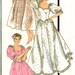 1986 Vintage Wedding Bridal Gown, Bridesmaid Dress Sewing Pattern for ...