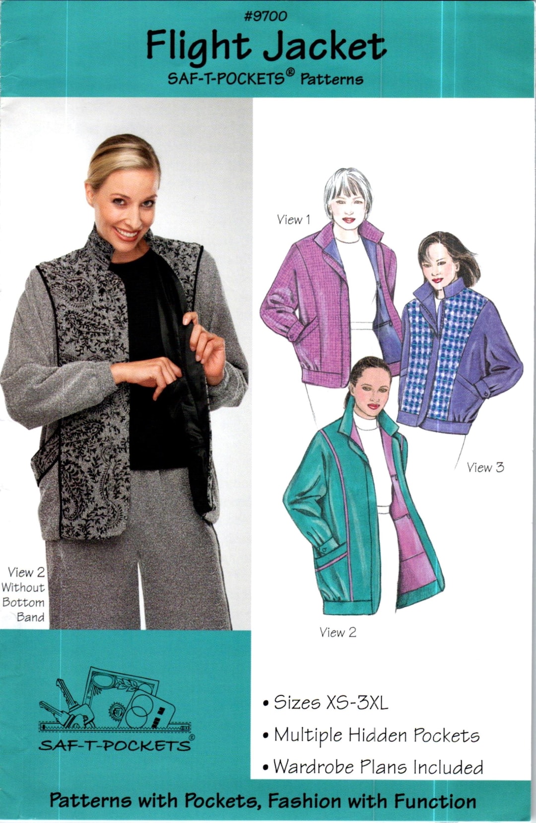 Sewing Patterns, Flight Jacket Coat (size Xs to 3xlarge) Shell Seeker ...
