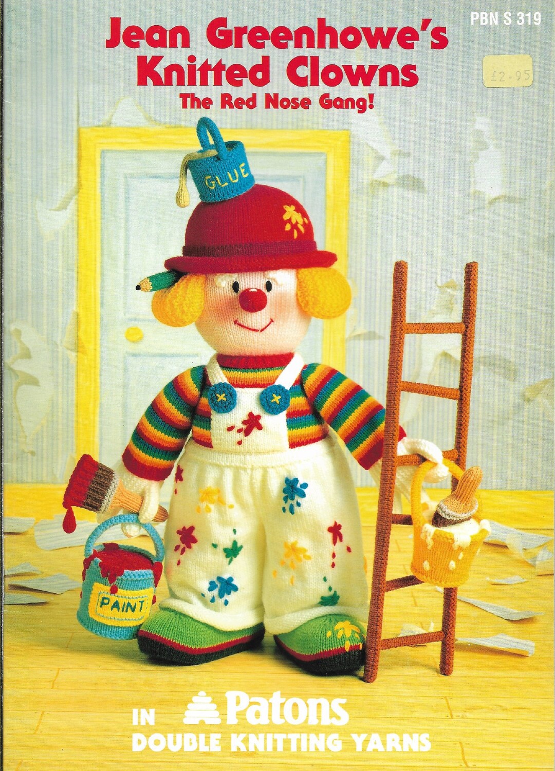 Jean Greenhowe KNITTED CLOWNS Patterns the Red Nose Gang - Etsy