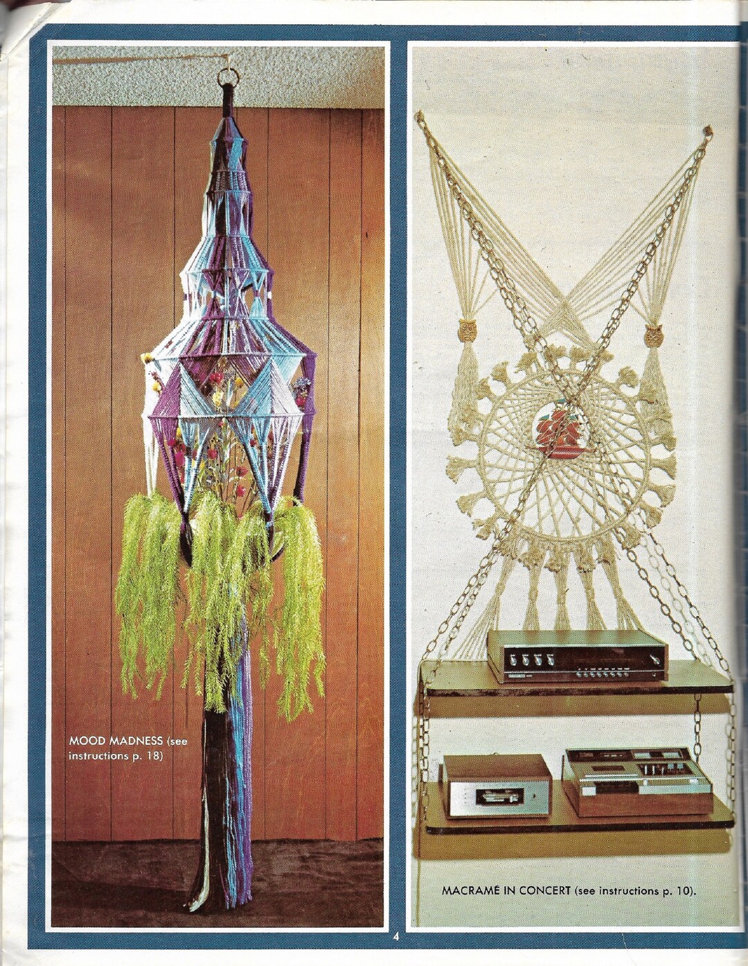 UNIQUE MACRAME PATTERNS 15 Designs Phoenix Snowbird Wigwam - Etsy