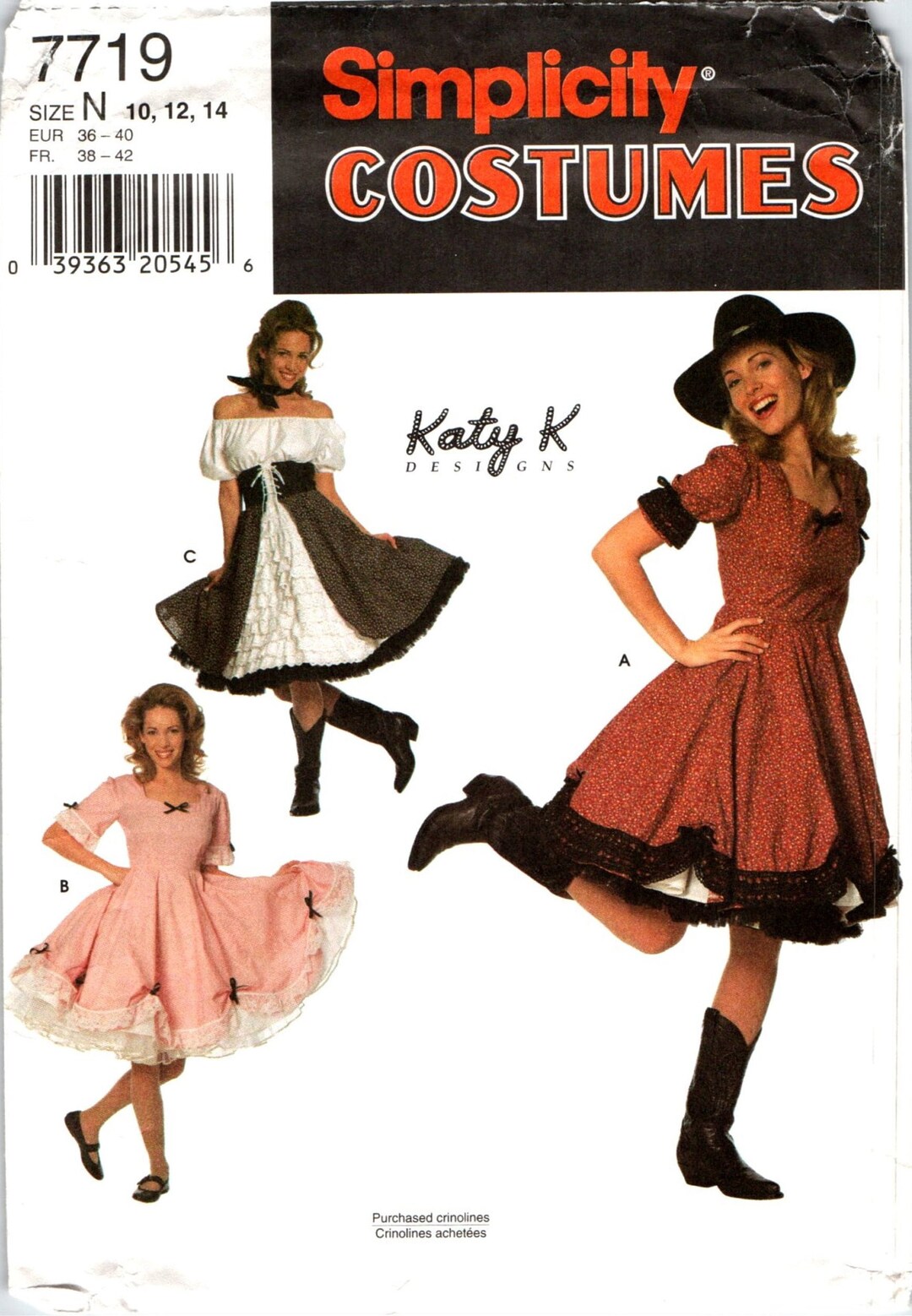 Misses Petite Square, Line Dance Dresses Sewing Patterns Women Ladies ...