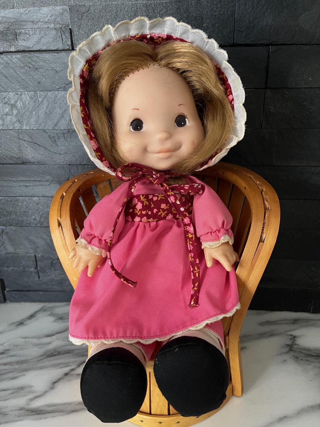 FISHER PRICE NATALIE Lap Sitter Series Doll #202, 12" Tall, Original ...