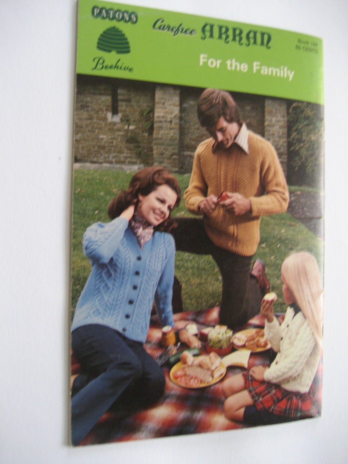 Aran Knits Knitting Pattern Book ARAN for the FAMILY Aran | Etsy