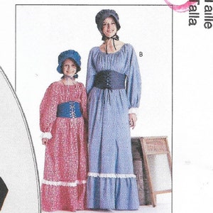 PIONEER COLONIAL Costume Sewing Pattern Misses Women Plus - Etsy