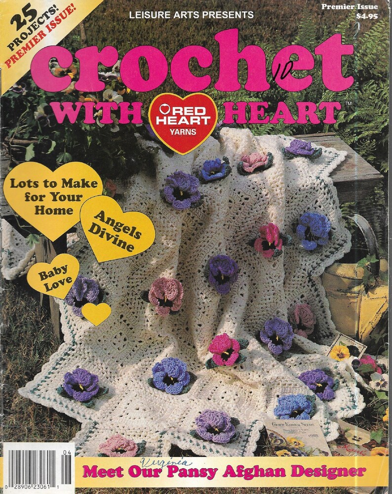 1996 Craft Magazine Back Issue CROCHET MAGAZINE by Leisure - Etsy