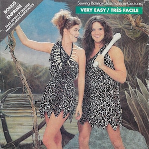 UNISEX CAVEMAN CAVEWOMAN Sewing Pattern Men Women Sizes 6 8 10 - Etsy