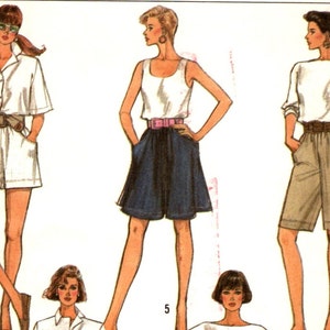 EASY TO SEW Pull on Skirt, Shorts in Two Lengths and Pants Sewing ...