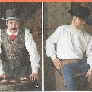 WEALTHY RANCHER COWBOY Wild West Costume Making Sewing - Etsy