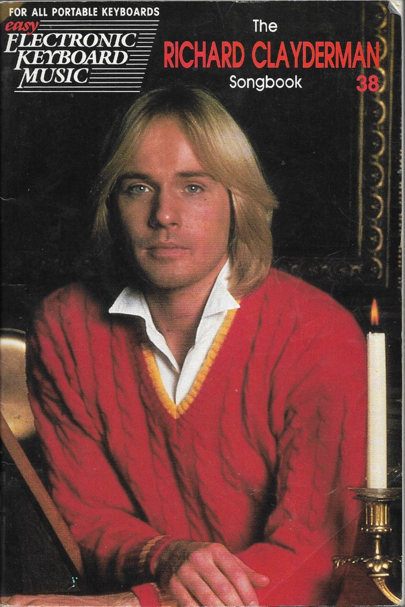 RICHARD CLAYDERMAN SONGBOOK for All Electronic Keyboards Easy - Etsy