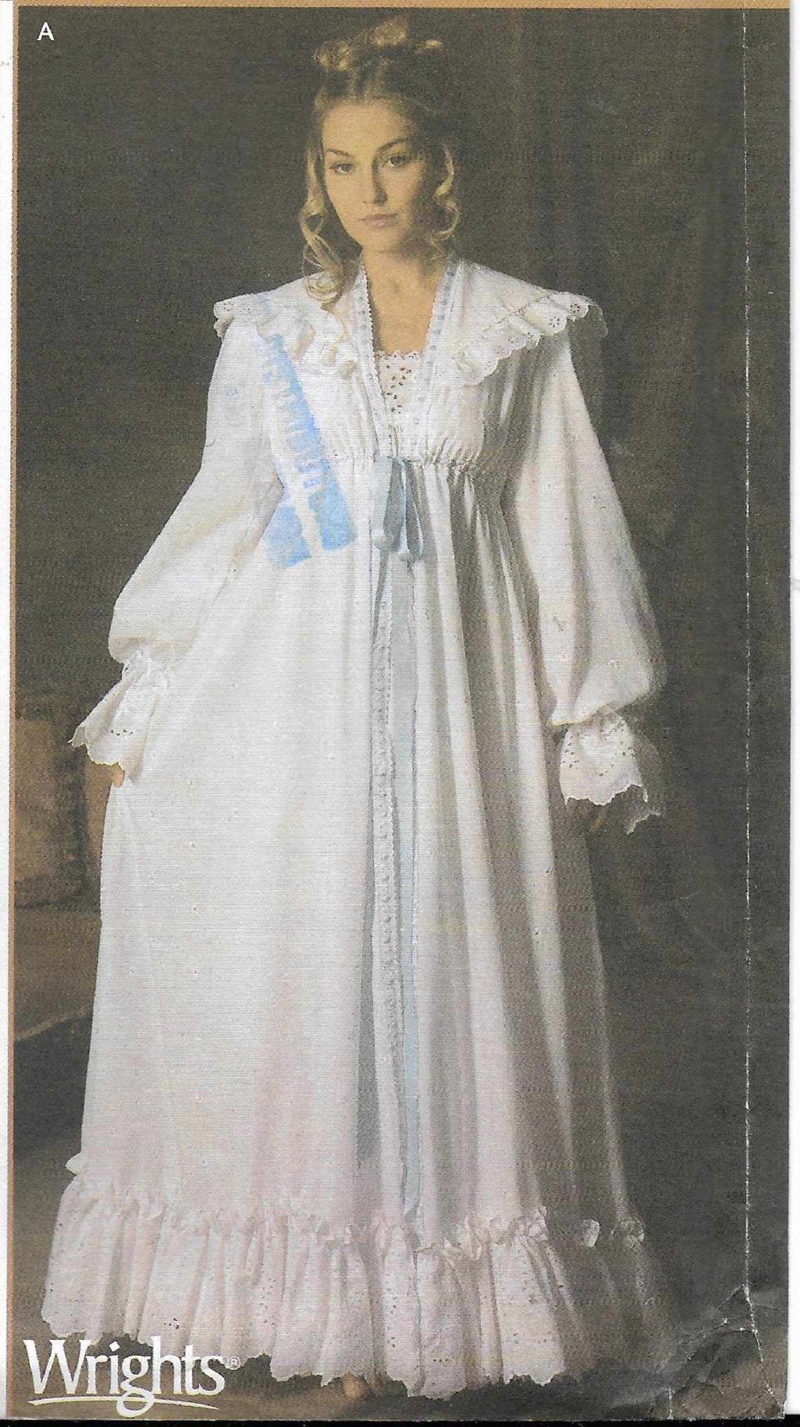 VICTORIAN NIGHTGOWN & ROBE Sewing Pattern Size Xsmall Small - Etsy