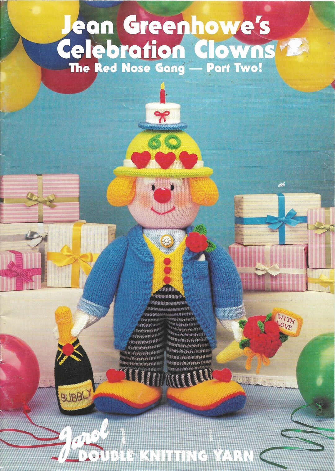 Jean Greenhowe Clowns Dolls Knitting Patterns, Red Nose Gang Knits Part ...