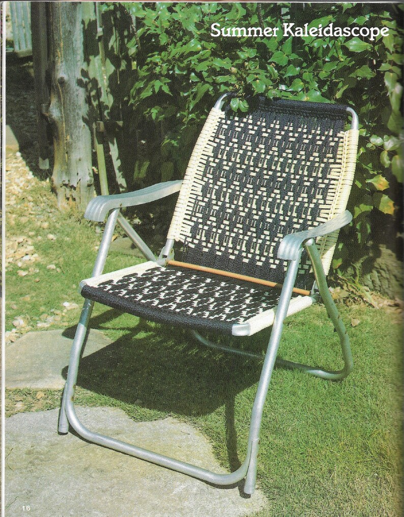 MACRAME CORD WEAVING Pattern Macrame Chair Seat Pattern Chair - Etsy