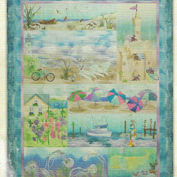 Beach Quilt Pattern - Etsy