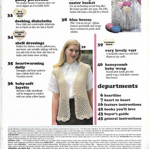 1996 Craft Magazine Back Issue CROCHET MAGAZINE by Leisure - Etsy