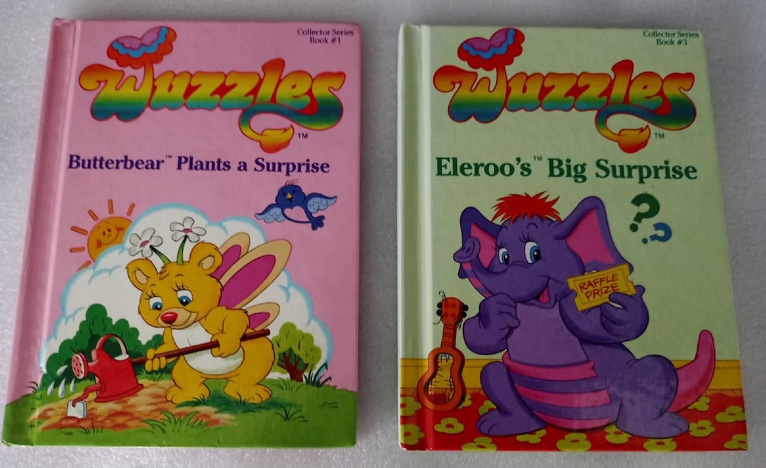 WUZZLES BOOKS, Lot of 2 Books, Butterbear Plants a Surprise Book One ...