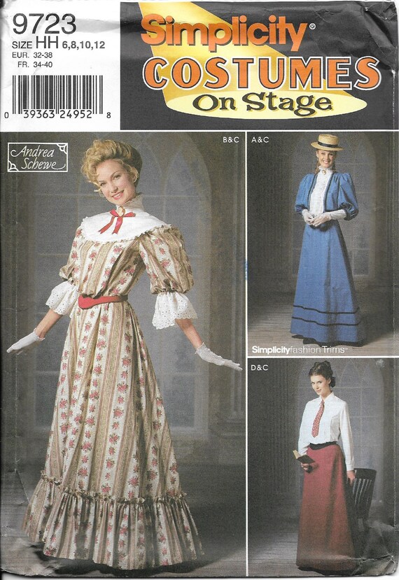 Victorian Dress Pattern Simplicity