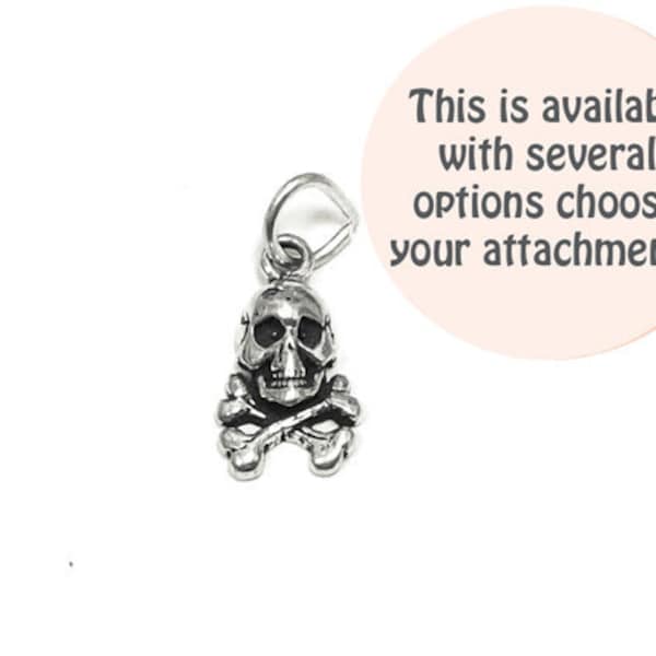 Skull and Cross Bones Charms - Etsy
