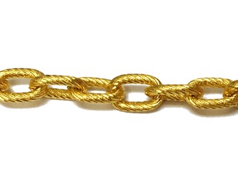 Gold link chain | Etsy