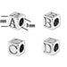 Choose Your Letters and Quantity Sterling Silver Mini Letter Cubes, 4 ...