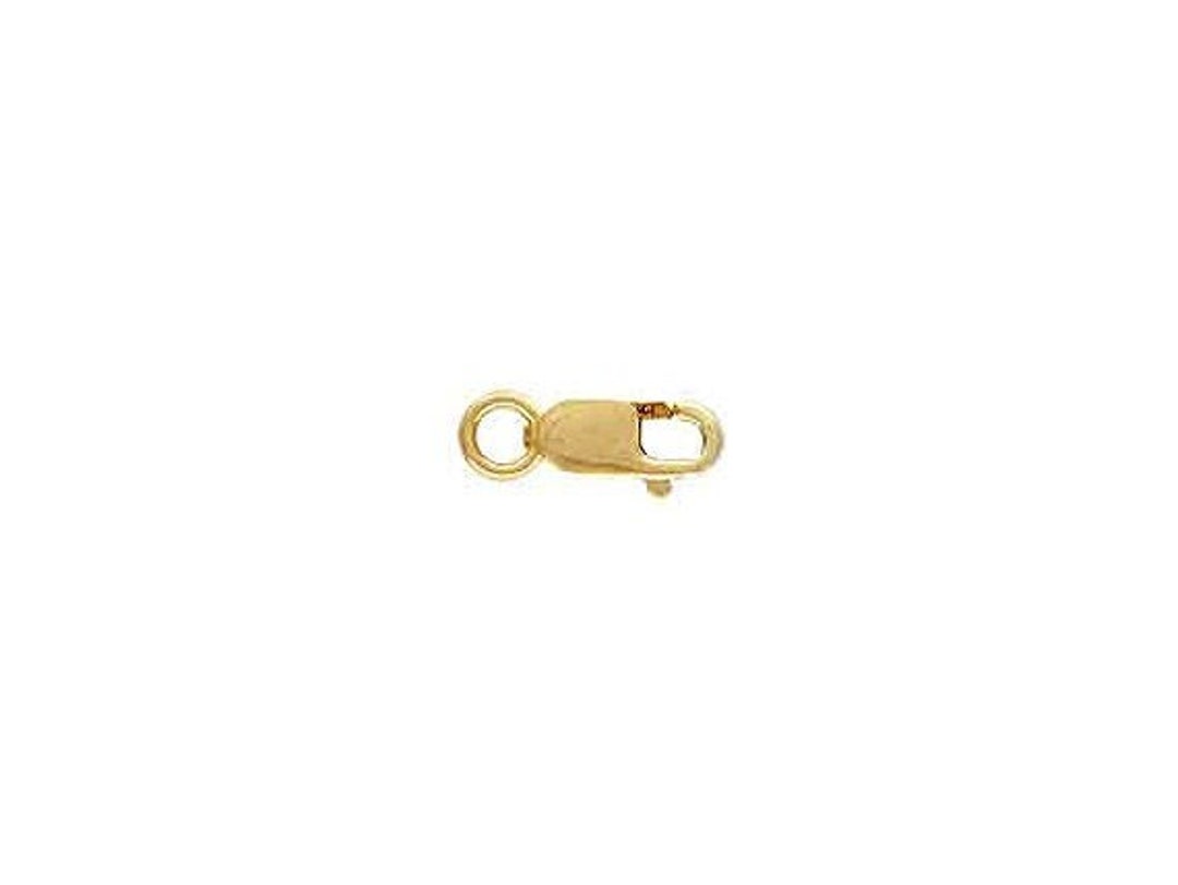 2pc 14K Gold Filled Lobster Clasps 8x3mm With Ring, 14k Gold-filled ...