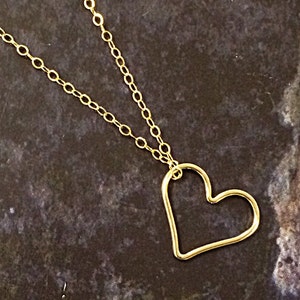 1pc 15.5mm Sterling Silver Heart Charm , Open Heart Link Connector, 19 ...