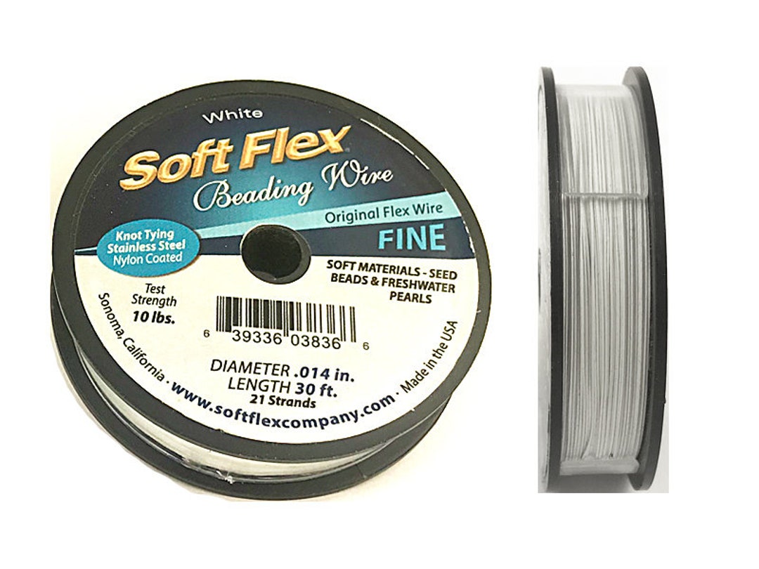 Soft Flex White Color, Flex, 0.014" Diameter, 30 Feet, 21 Strand ...