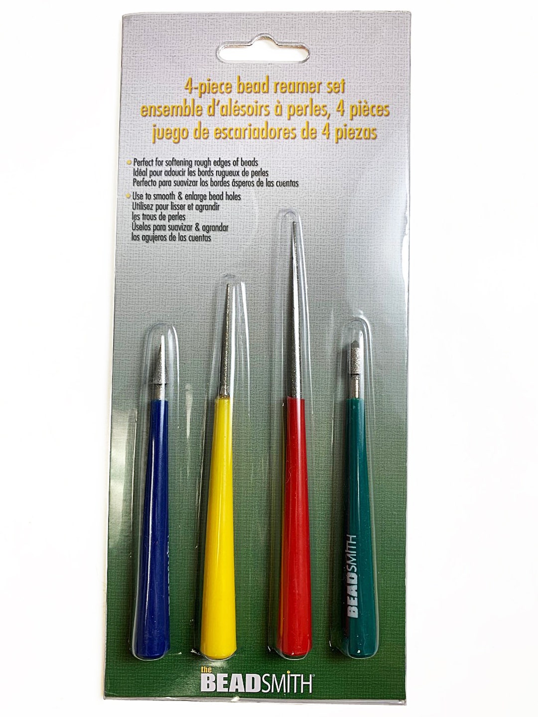 Bead Reamer Set, 4 Pc , Bead Smith Tools, Smooths and Enlarges Bead ...