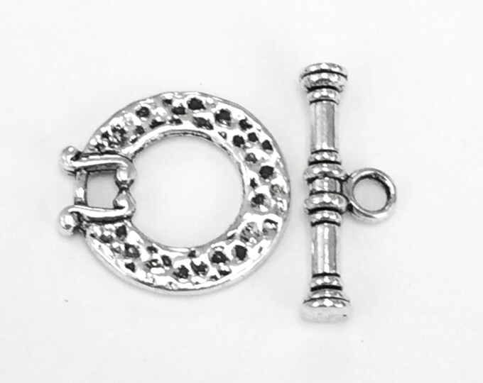 Silver Large Toggle Clasp 4 Sets PEWTER - PBF346 - Etsy