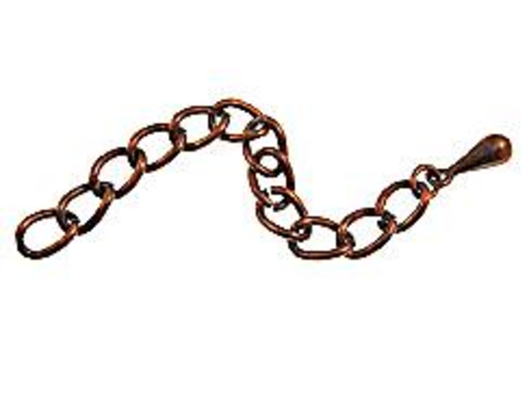 Extender Chain Antique Copper With Teardrop 2.25" 12 Pc Wholesale ...