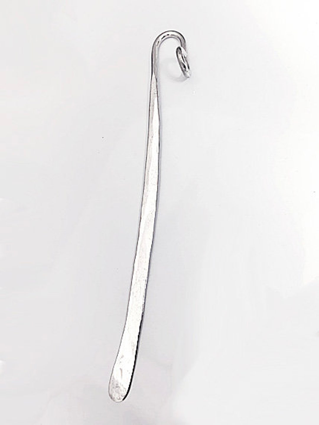 1 Pc Metal Bookmark, Vintage, Beadable Hammered Bookmark, Silver Tone ...