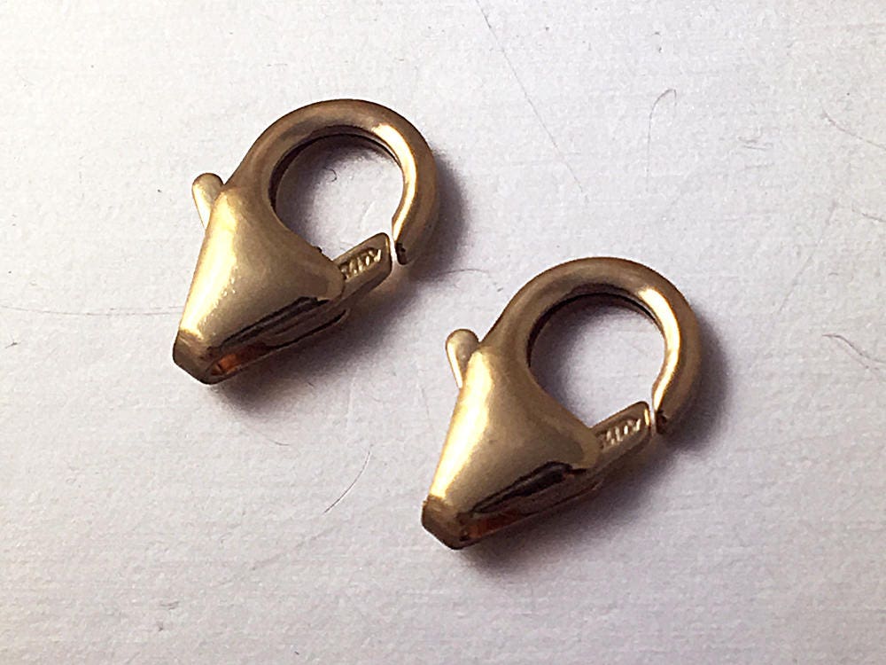 1 Pc Gold-filled Lobster Claw Trigger Clasp 11x6.5mm Findings, Choose ...