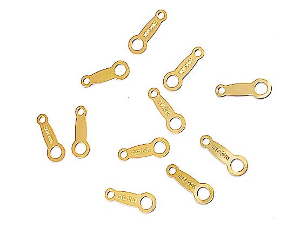 Japanese Style Quality Tags 8mm 14K GF, Necklace Tag, Gold Filled ...