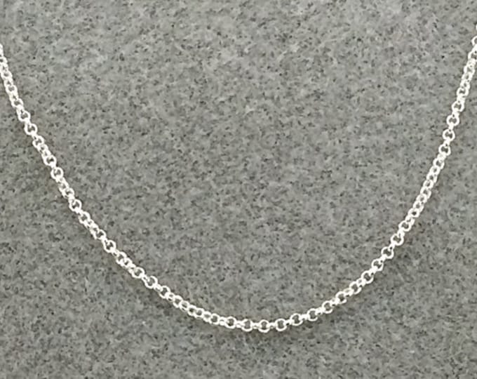 10 Pcs .925 Solid Sterling Silver 1.65mm Rolo Chain Necklace - Etsy