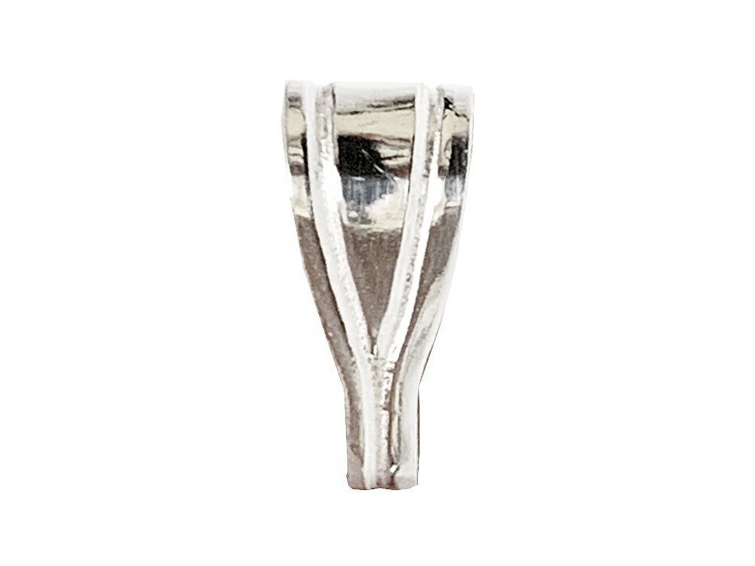 5 Pc Locket Bail 10mm X 4.5mm 925 Sterling Silver Findings .925 ...